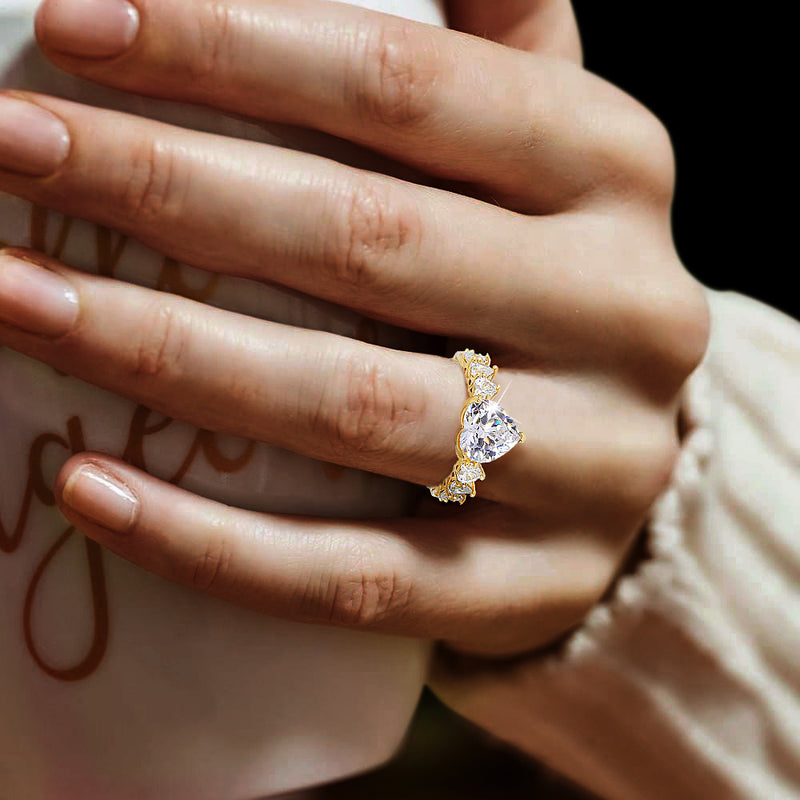 Love Heart bling ring