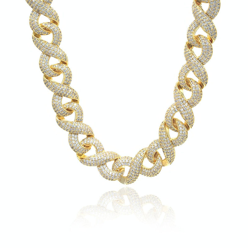 15mm Infinity Cuban Link Chain
