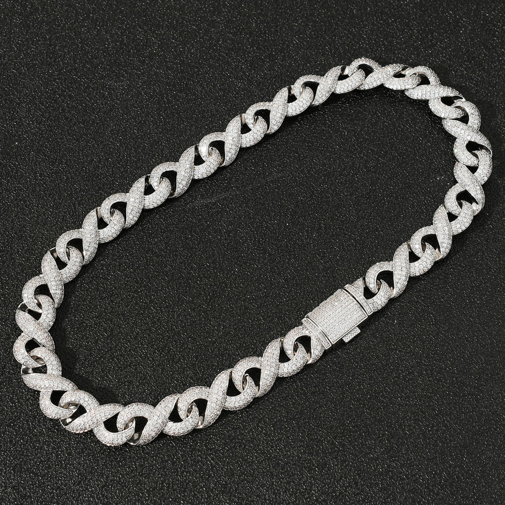 15mm Infinity Cuban Link Chain