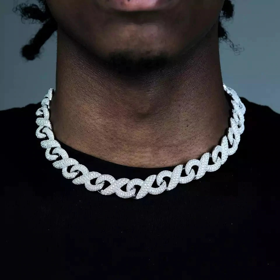 15mm Infinity Cuban Link Chain