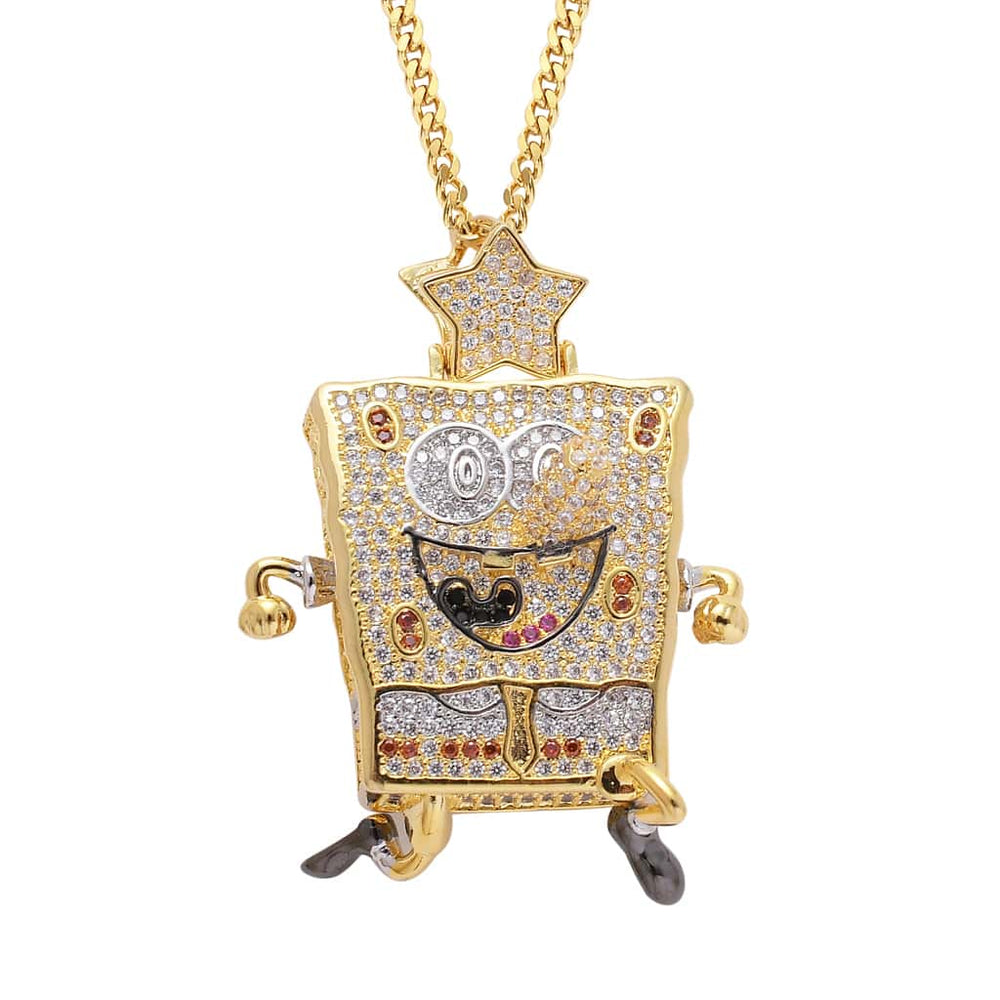 SpongeBob SquarePants Pendant In 14K Gold